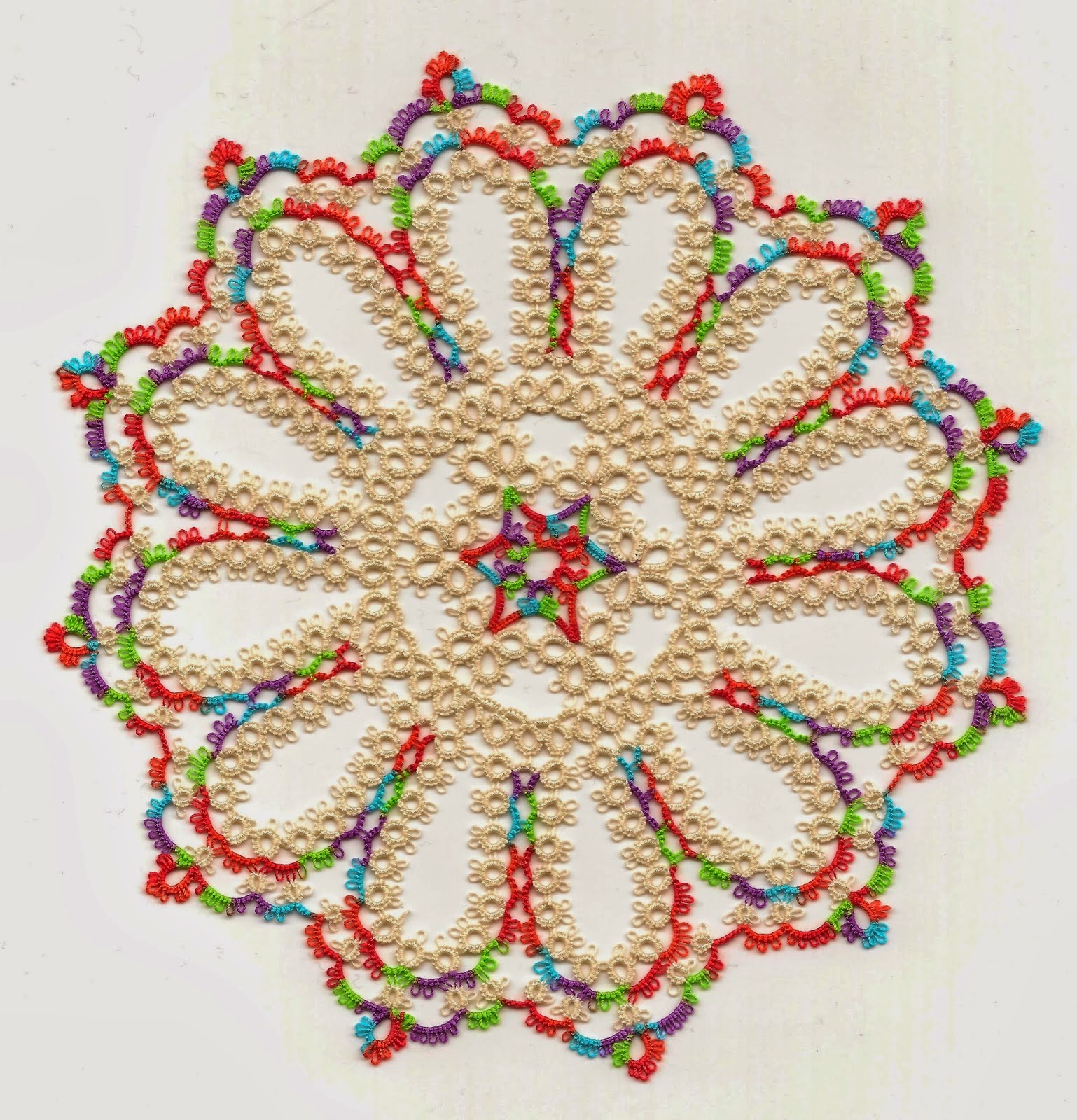 25 Motif Challenge: Edging, Doilies, Leaves, Earrings, Motifs and Snowflake